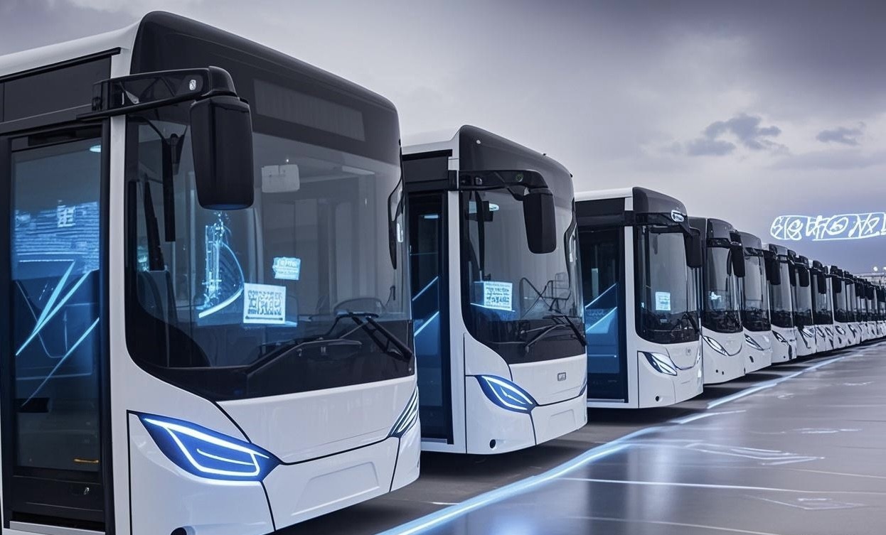 8.1m Electric City Bus Pure Electric Bus Delivery Ceremony