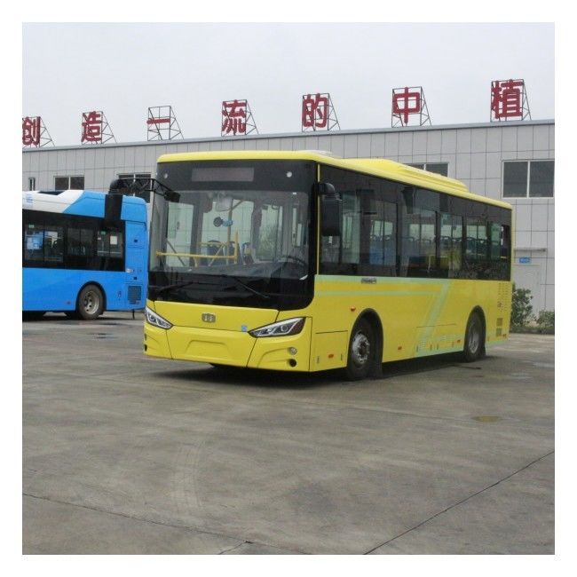 8M LHD Green Power Pure Electric Bus With Monocoque Body Frame