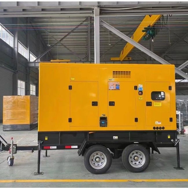 60kVA Silent Cummins Engine Diesel Generator Silent Type with Trailer