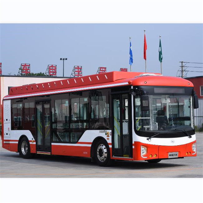 10.5m Low Floor Battery Electric Buses Integral Power Steering 240kw