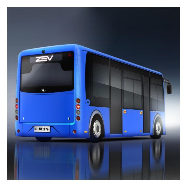 Wheelbase 2840mm ZEV Electric Shuttle Bus Cathode Coating