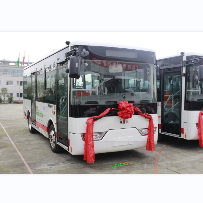 110kw/Rpm Pure Electric Bus 16 Seater Electric Minibus 6.6m