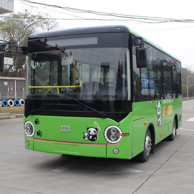 23 Seats Electric Vehicle Minibus LHD/RHD Customizable Colors