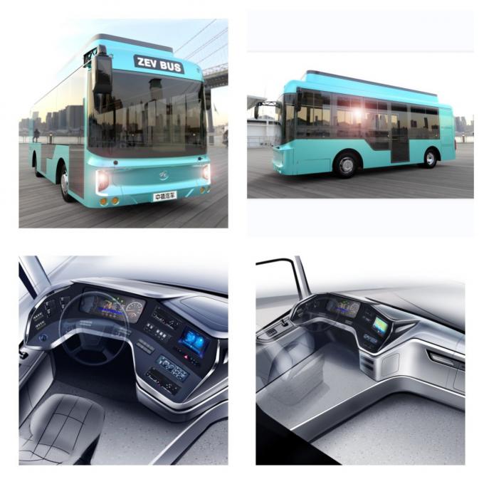 Special Axle 16 Seats Pure Electric Bus LHD RHD City Shuttle Bus