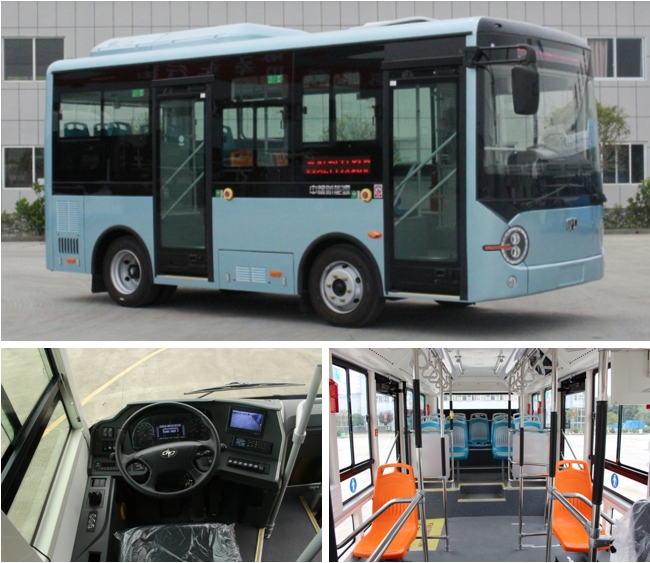 ZEV 6M Electric Mini City Bus New Energy vehicle used as public transit ...