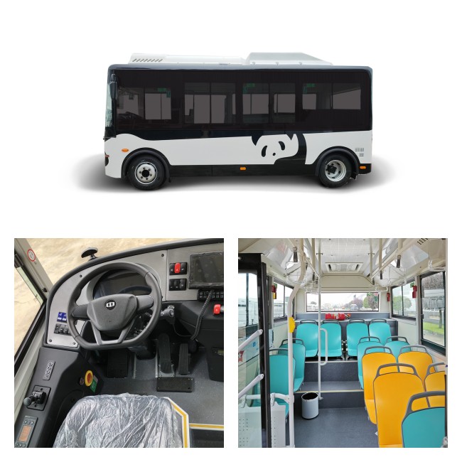 5.9m 14 Seater Electric Mini Buses EV Bus Commercial City Bus New ...