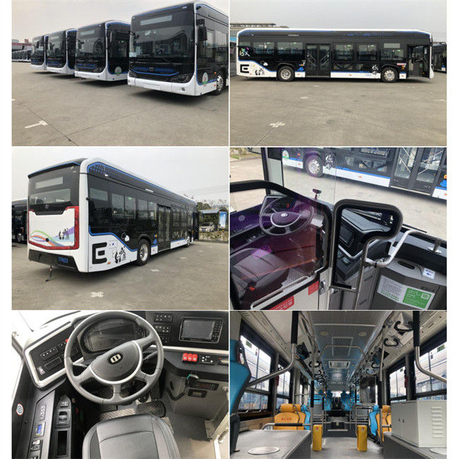 10.5m Low Entry Pure Electric Bus A Sustainable Transit Solution 20-30 ...