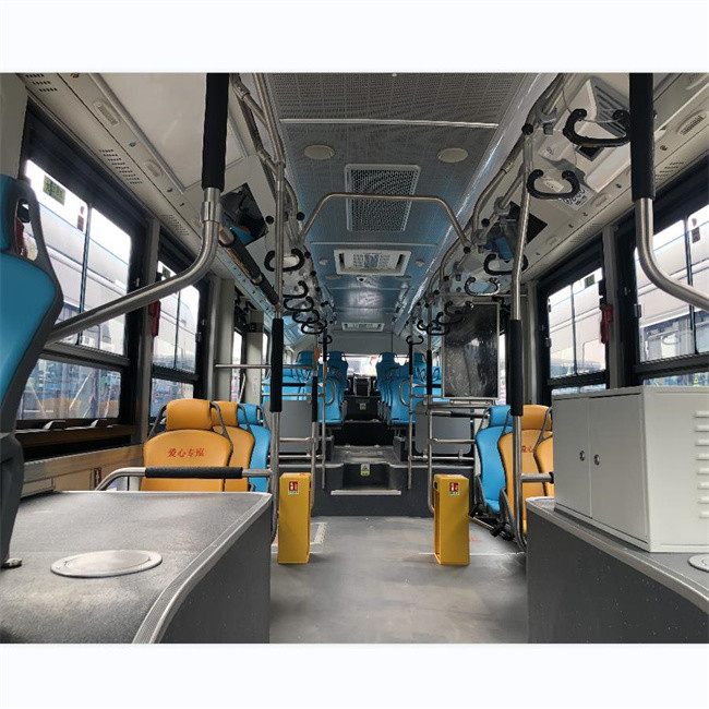 12m Low Entry Floor EV Battery Electric Buses With Air Suspension